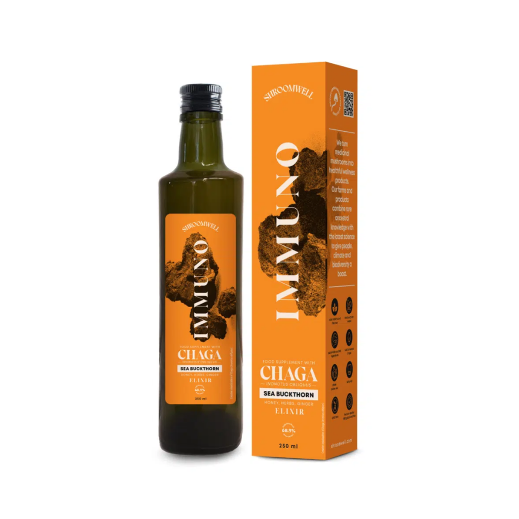 Immuno Elixir Food Supplement with Chaga, Sea Buckthorn, Honey, Herbs ...