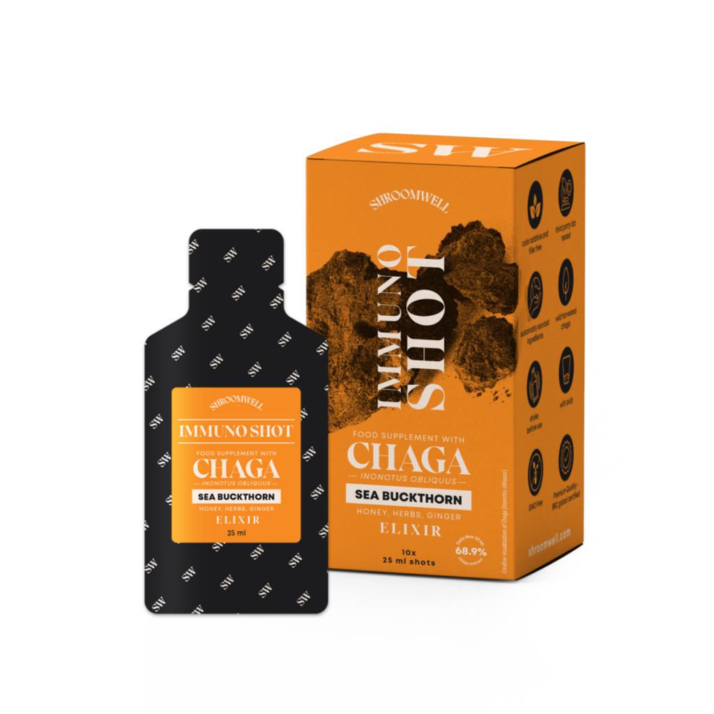 Immuno Elixir Food Supplement with Chaga, Sea Buckthorn, Honey, Herbs ...